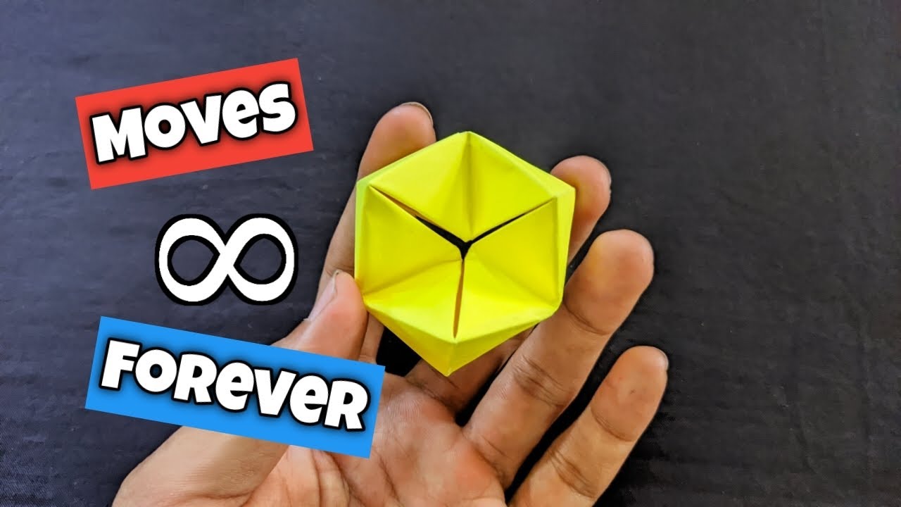 How To Make a Paper MOVING FLEXAGON - Easy Origami - YouTube