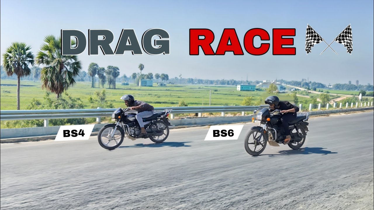 Splendor BS4 VS BS6: DRAG RACE 🏁"| Who Win This Race? - YouTube