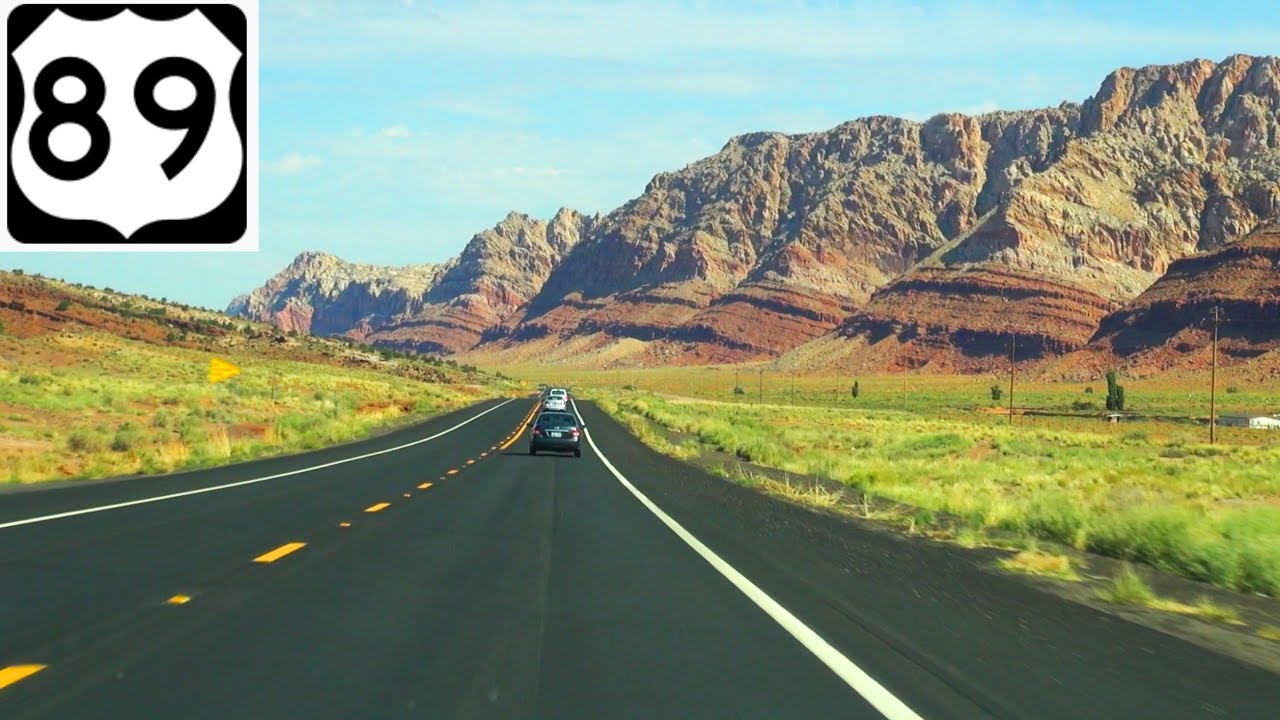 Едем в Пейдж - Трасса 89 Аризона США / U.S. Route 89 in Arizona - YouTube