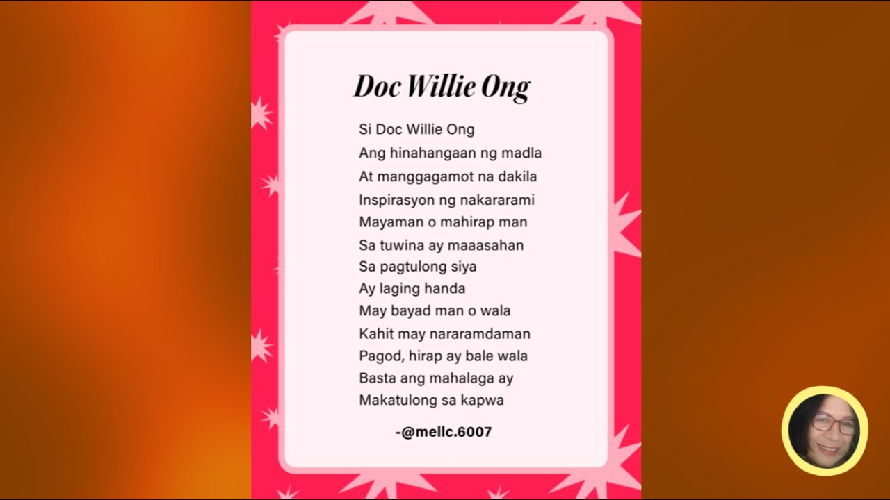 HEALING A MATTER of TIME....DOC WILLIE ONG...A Humanitarian Doctor ...