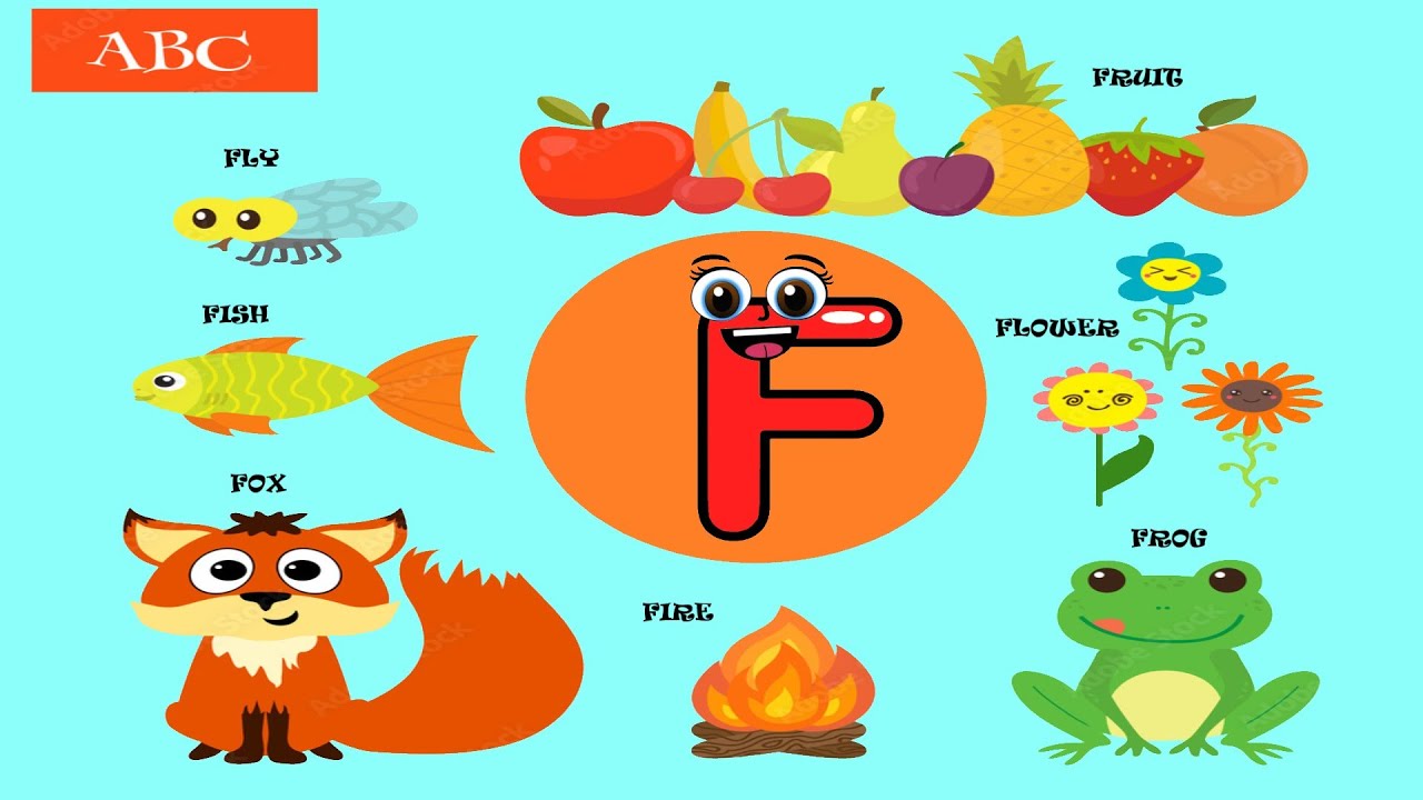 The Alphabet F Song | ABC Song with Animation | Phonic F Song ...