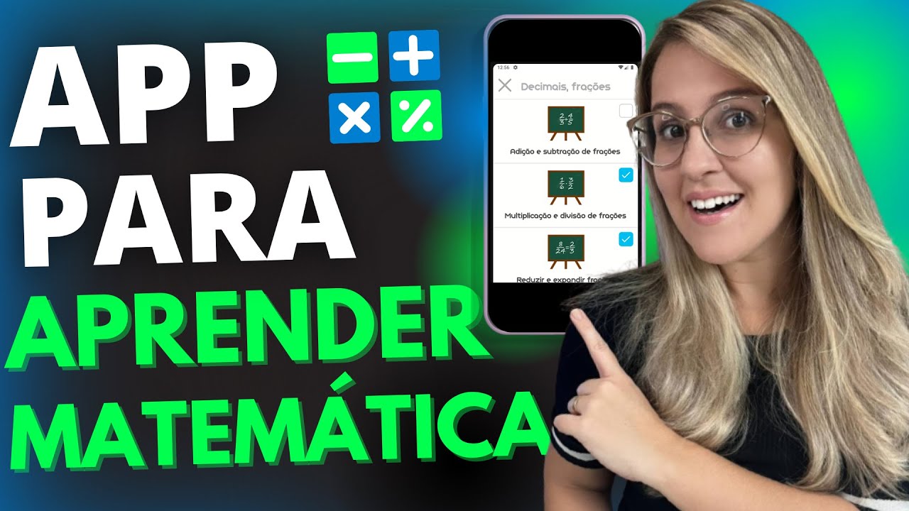 MELHOR APLICATIVO para APRENDER MATEMÁTICA BÁSICA e ENEM - APP de MATEMÁTICA - YouTube