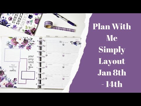 Plan With Me - Simply Layout Planner - YouTube