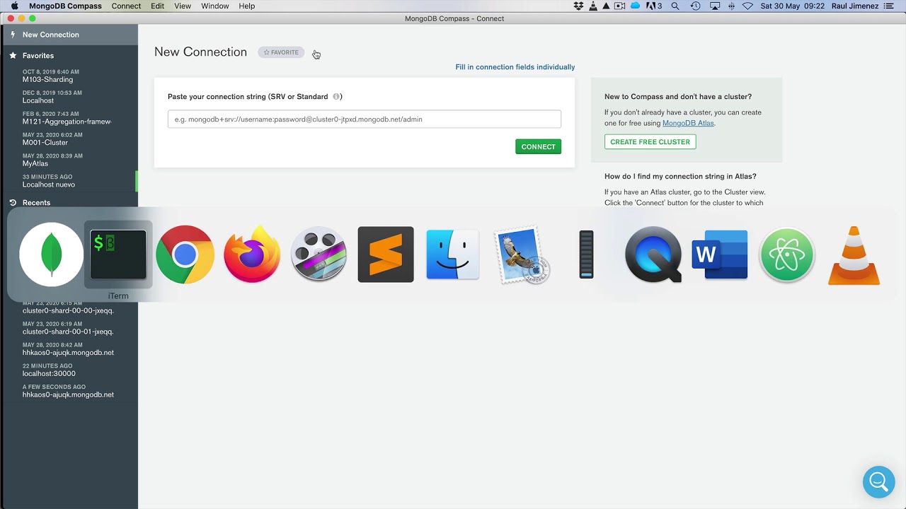 Conectar con mongo y Compass a MongoDB Atlas - YouTube