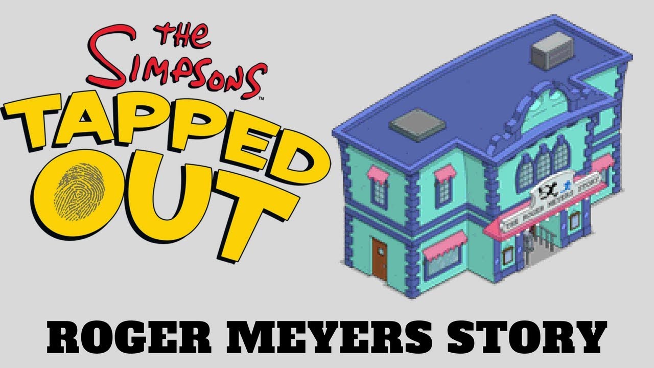 The Simpsons Tapped Out Premium Gameplay - Roger Meyers Story - YouTube