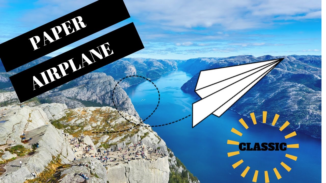 How to Make a Classic Paper Airplane Tutorial - YouTube