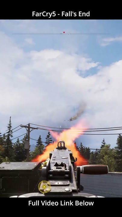 Destroying Airplane with Machine Gun Far Cry 5 - YouTube