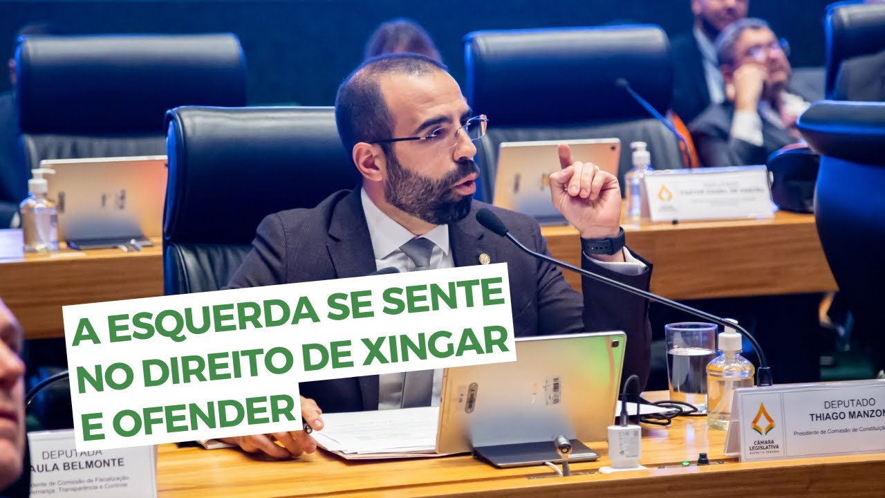 A esquerda se sente no direito de xingar e ofender - YouTube