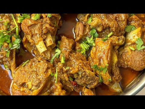 Mutton Curry Receipe in Bihari Style | Kadhai Mutton | Mouthwatering ...