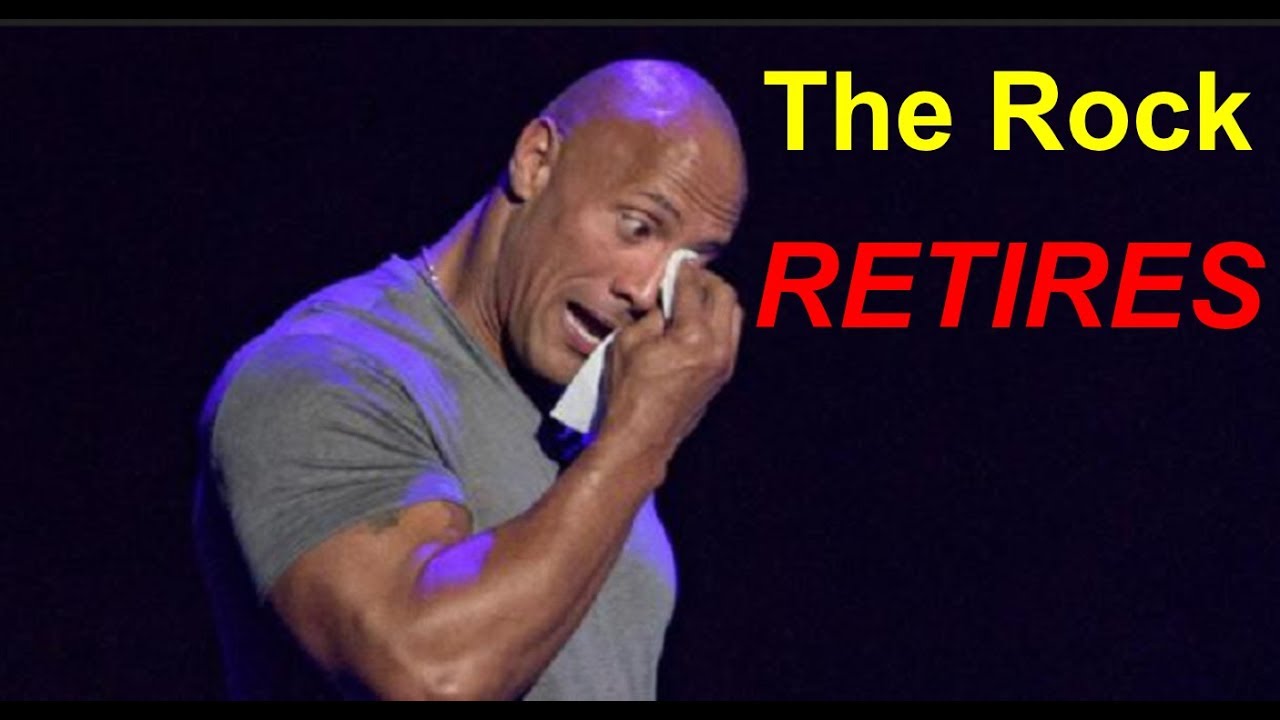 The Rock Announces his RETIREMENT From WWE and Wrestling - YouTube