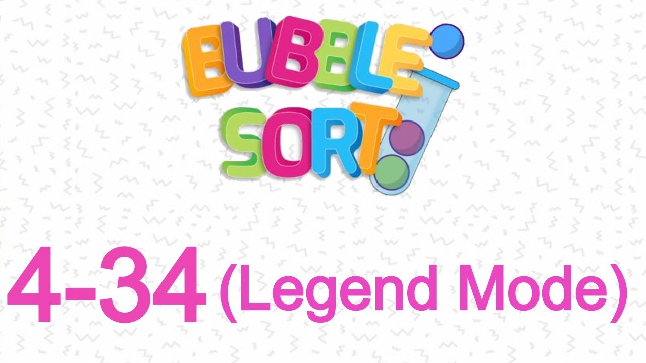 Bubble Sort Level 4-34 [SOLUTION] - YouTube