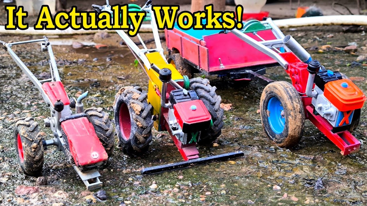 Amazing Mini RC Tractors in Action – But One Breaks at the End! - YouTube