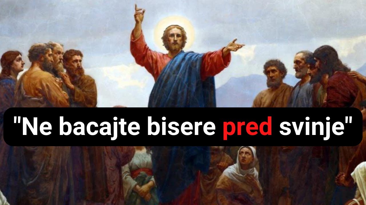 Što je Isus mislio kad je rekao „ne bacajte bisere pred svinje“? - YouTube