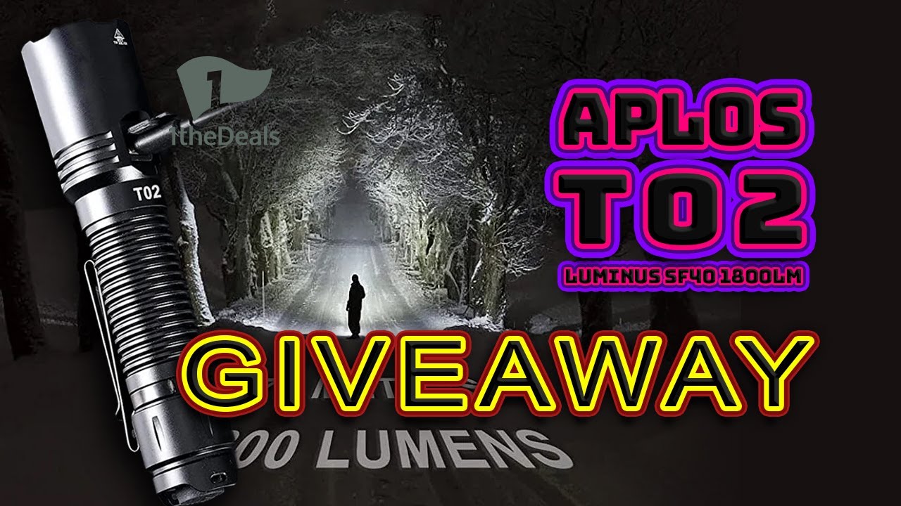 1THEDEALS APLOS T02 GIVEAWAY! - YouTube