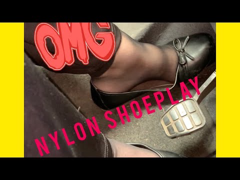 nylon shoeplay #36 (filmed while driving in the footwell)