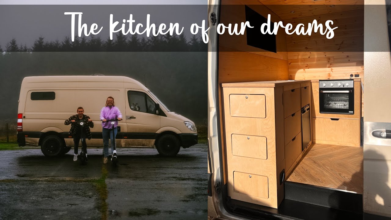 THE KITCHEN OF OUR DREAMS | ply kitchen van build Mercedes sprinter ...