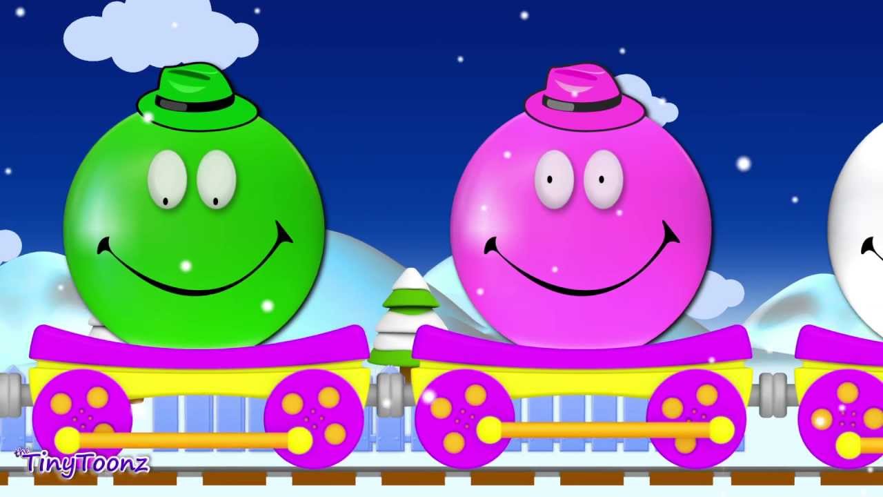 THE COLOR TRAIN | COLOR TRAIN FOR KIDS | LEARN THE COLORS - YouTube