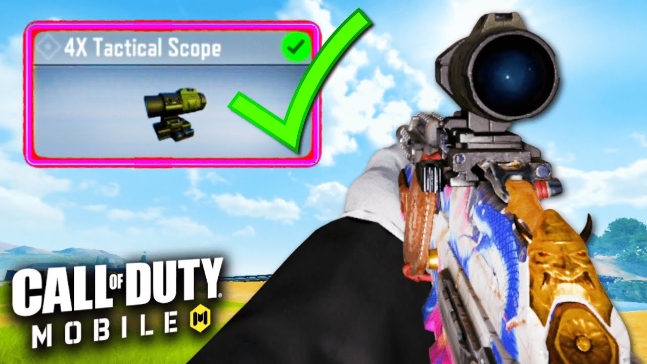 DOES 4X SCOPE make your GUN BETTER?!? | COD MOBILE - YouTube