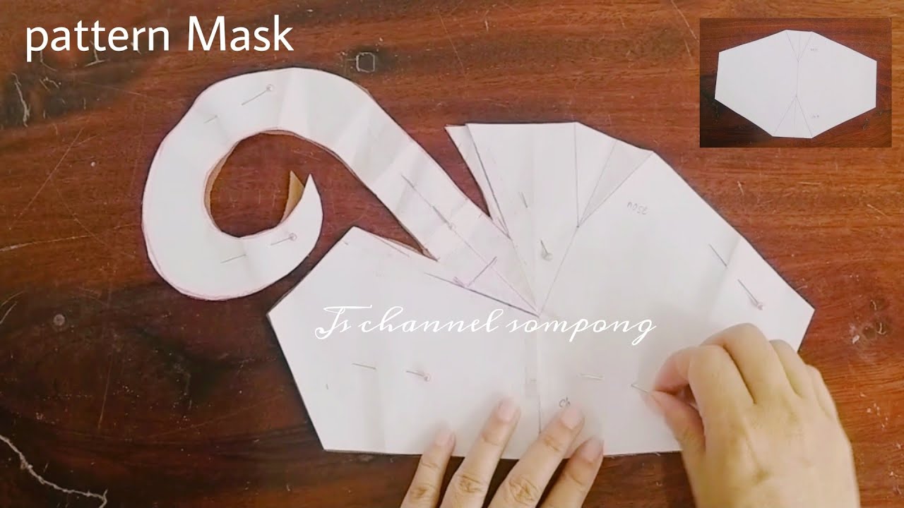 NEW STYLE Pattern face mask| How to make pattern face mask at home ...