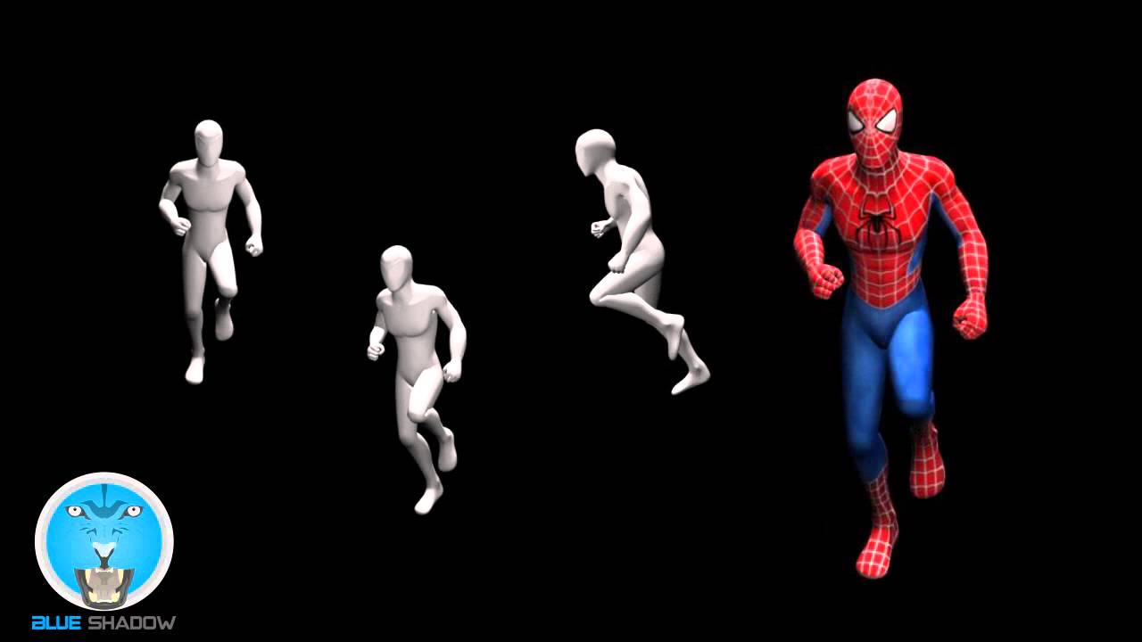 Spiderman Run Cycle - YouTube