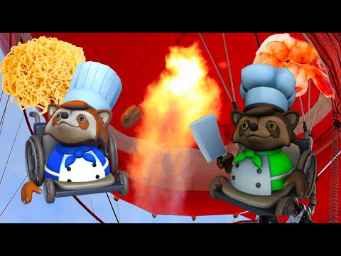 Frying and Flying in the Sky...ing - Overcooked 2 - YouTube