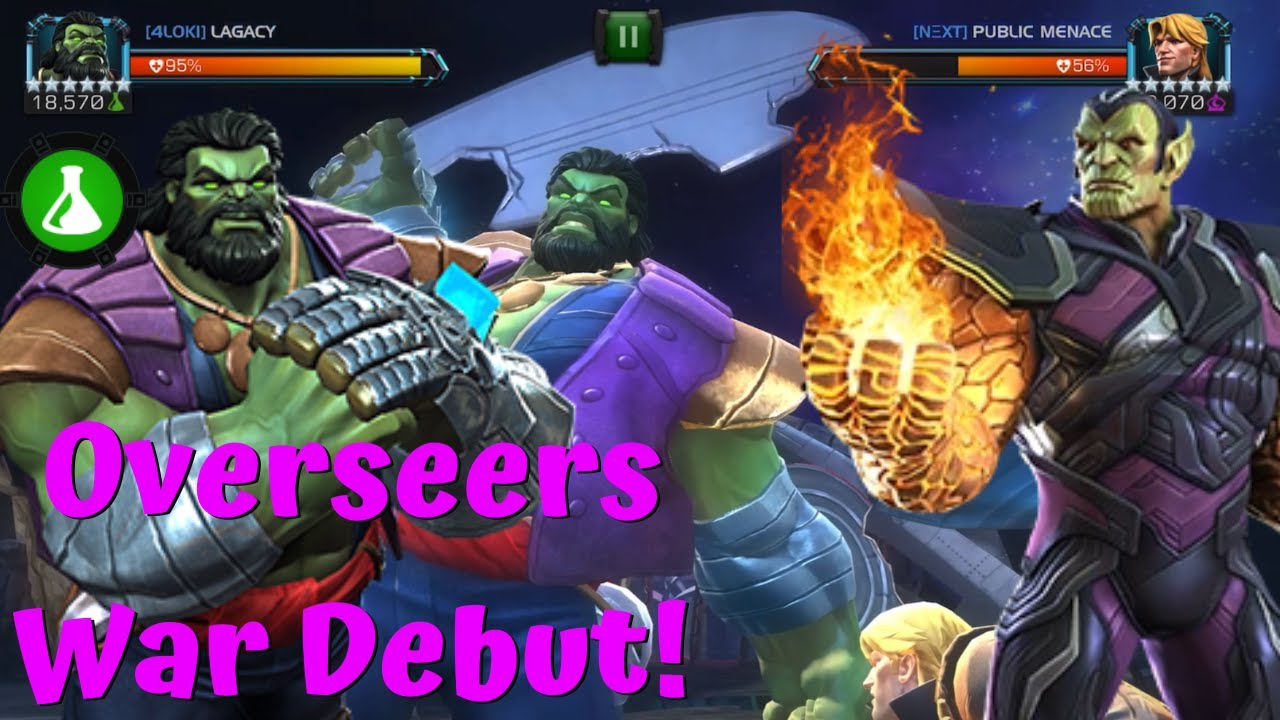 R3 Overseer Alliance War Debut! Debuff Detox Tactic Attacker! 4Loki vs ...