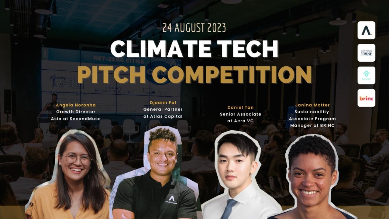 Climate Tech Pitch Competition #August - [Full Event] - YouTube