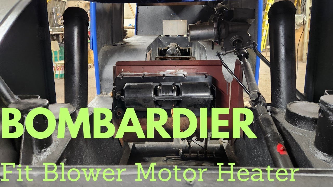 HOW TO INSTALL BLOWER MOTOR HEATER | BOMBARDIER - YouTube