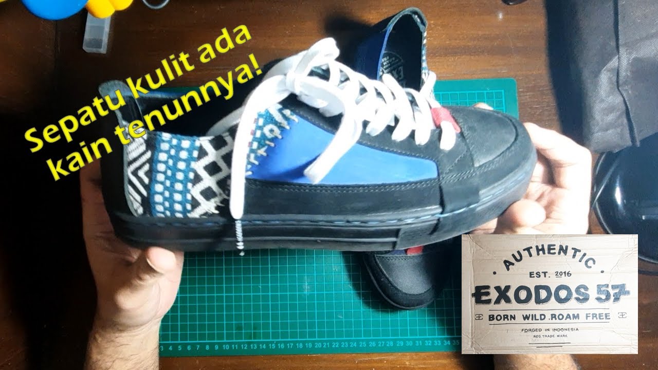 Sepatu kulit dengan kearifan lokal. Exodos57 Gennaios Blue - YouTube