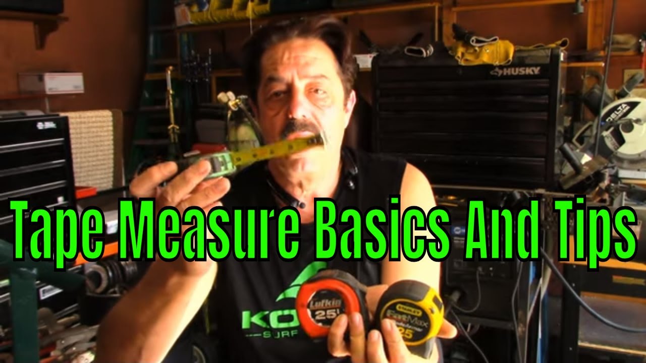 Tape Measure Basics - Simple TIps - YouTube