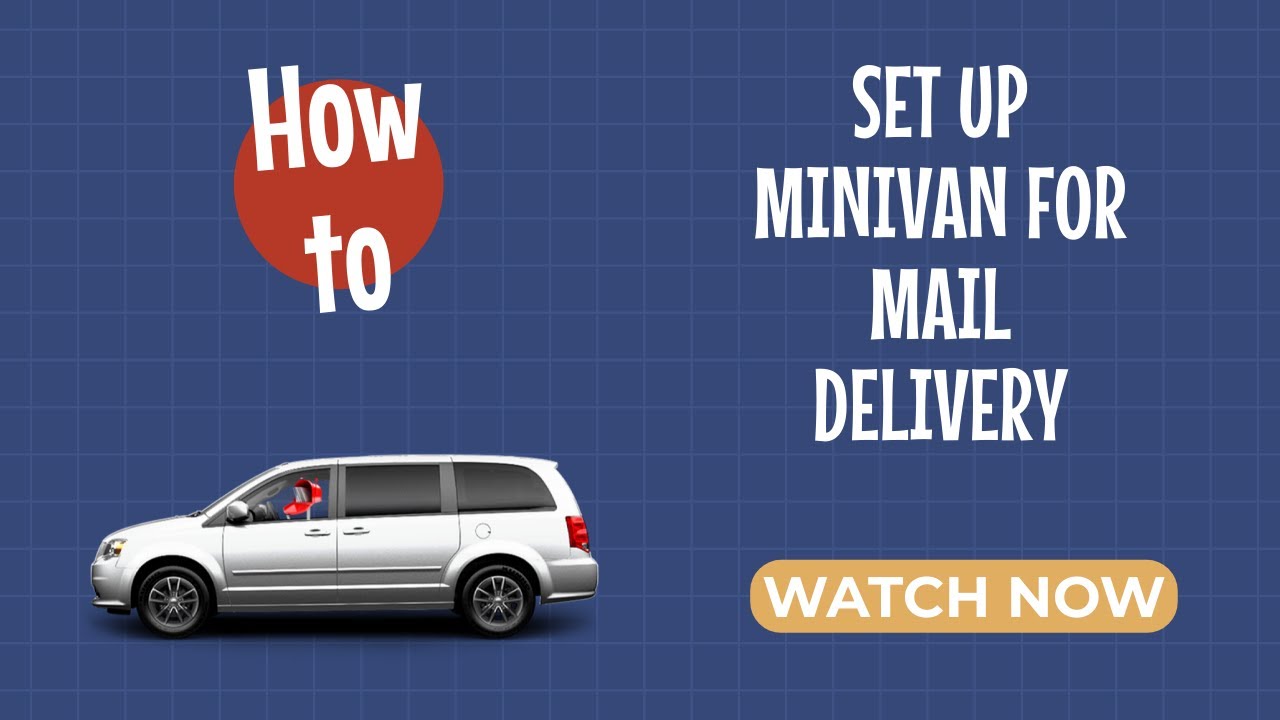 How to set up a minivan for USPS rural mail carriers (unofficial ...