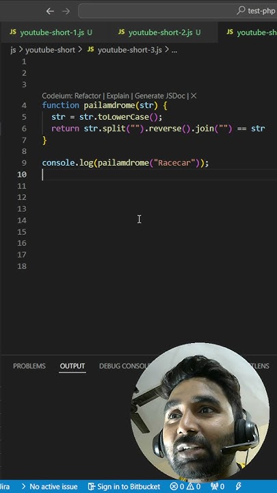 Javascript Palindrome Checker Simple Function Tutorial Javascript