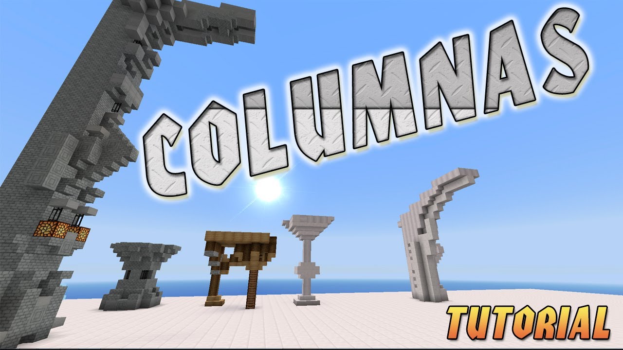 Tutorial Minecraft - COLUMNAS - YouTube