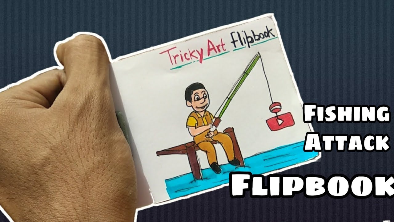 Fishing Attack Flipbook Animation Tricky Art's flipbook - YouTube