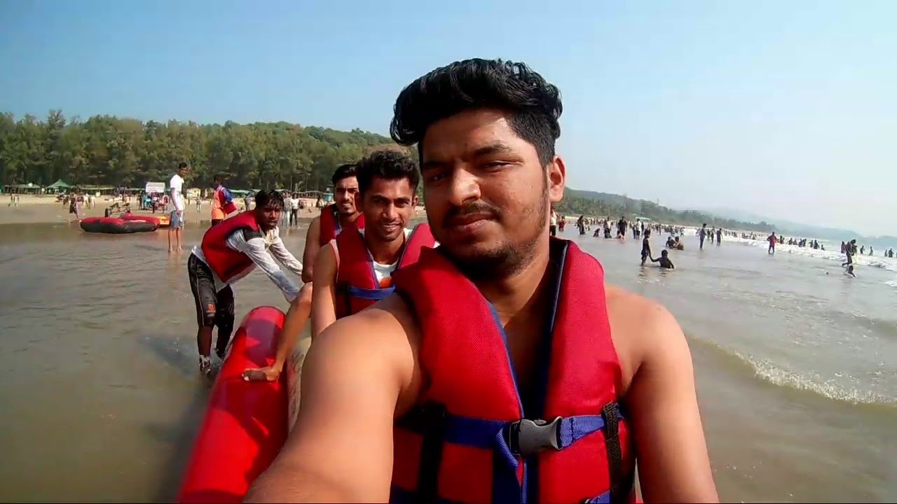 Kashid beach banana ride..... - YouTube