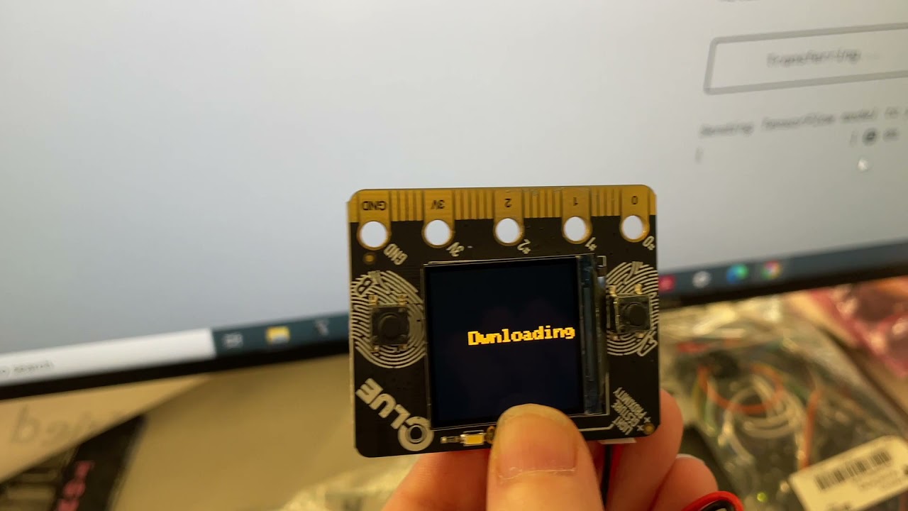 Google TensorFlow Lite for Micro Experiments on Adafruit CLUE - YouTube