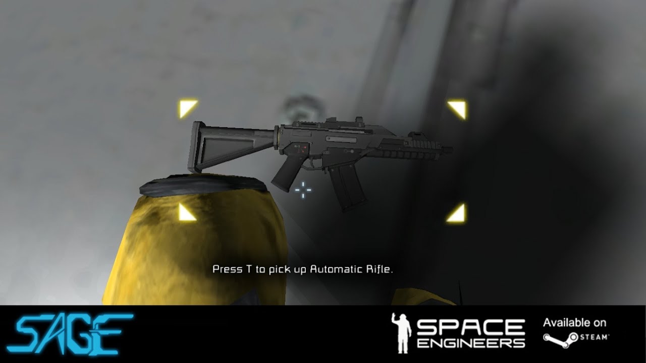 Space Engineers, Assault Rifle - YouTube