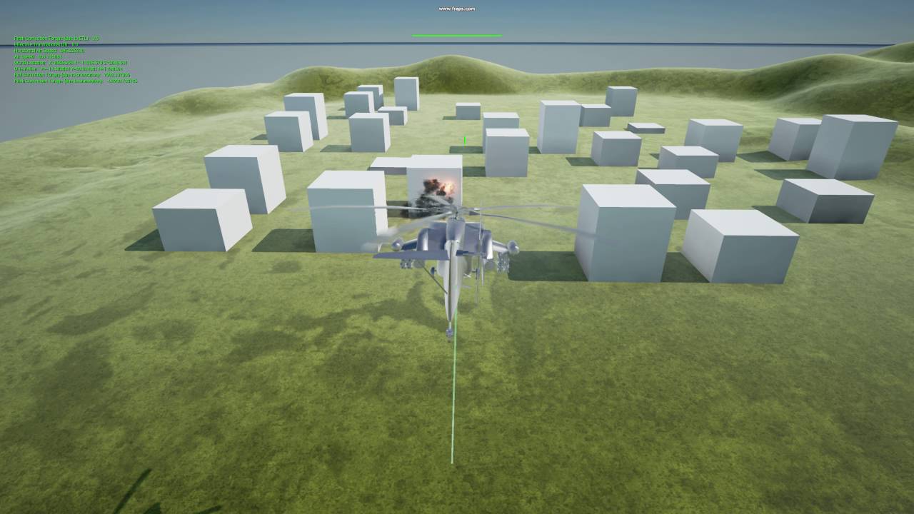 Helicopter flight model done in Unreal Engine 4 - YouTube