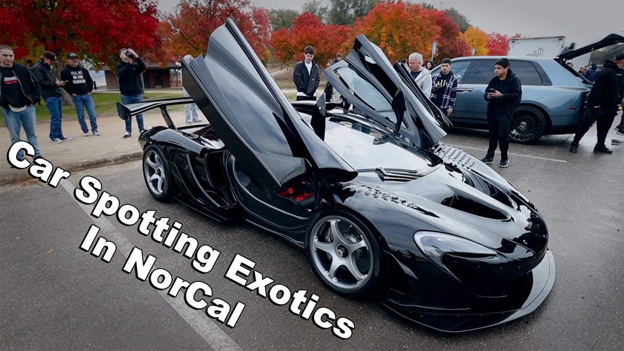 Car Spotting Exotics In Folsom California | Bugatti, McLaren, etc ...