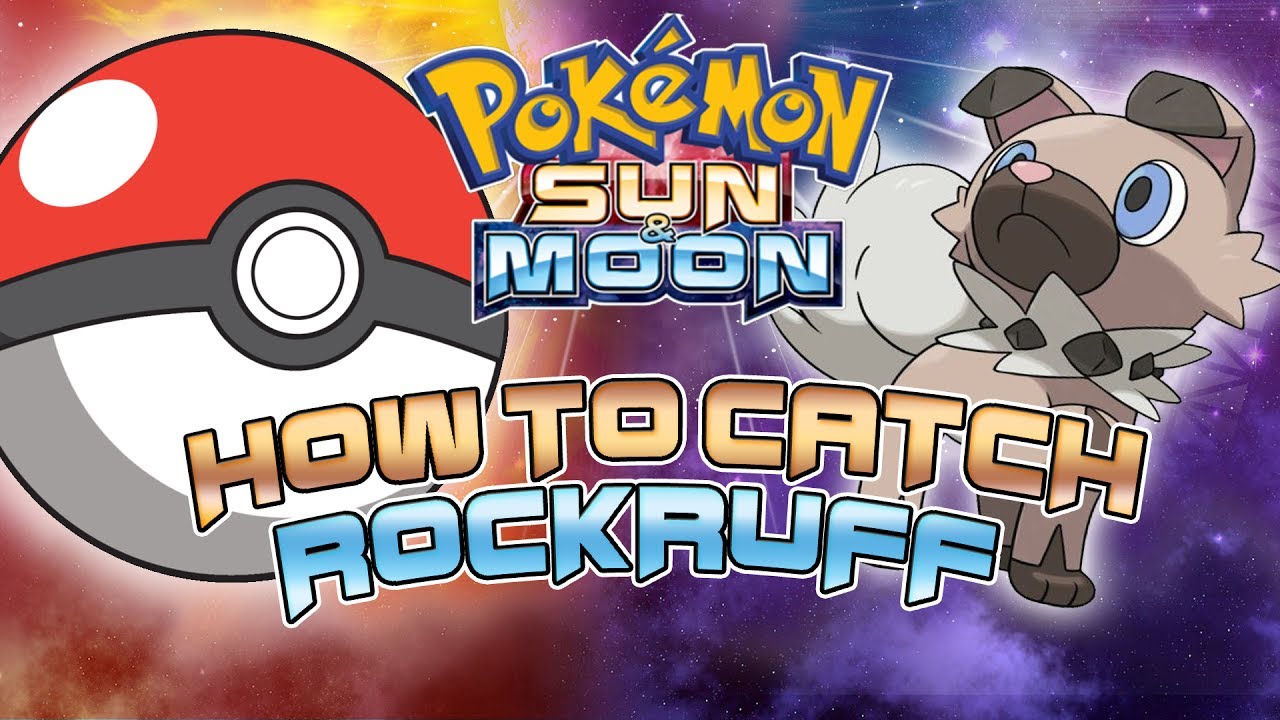 Pokemon Sun and Moon - How To Catch Rockruff (Early) (First Island ...