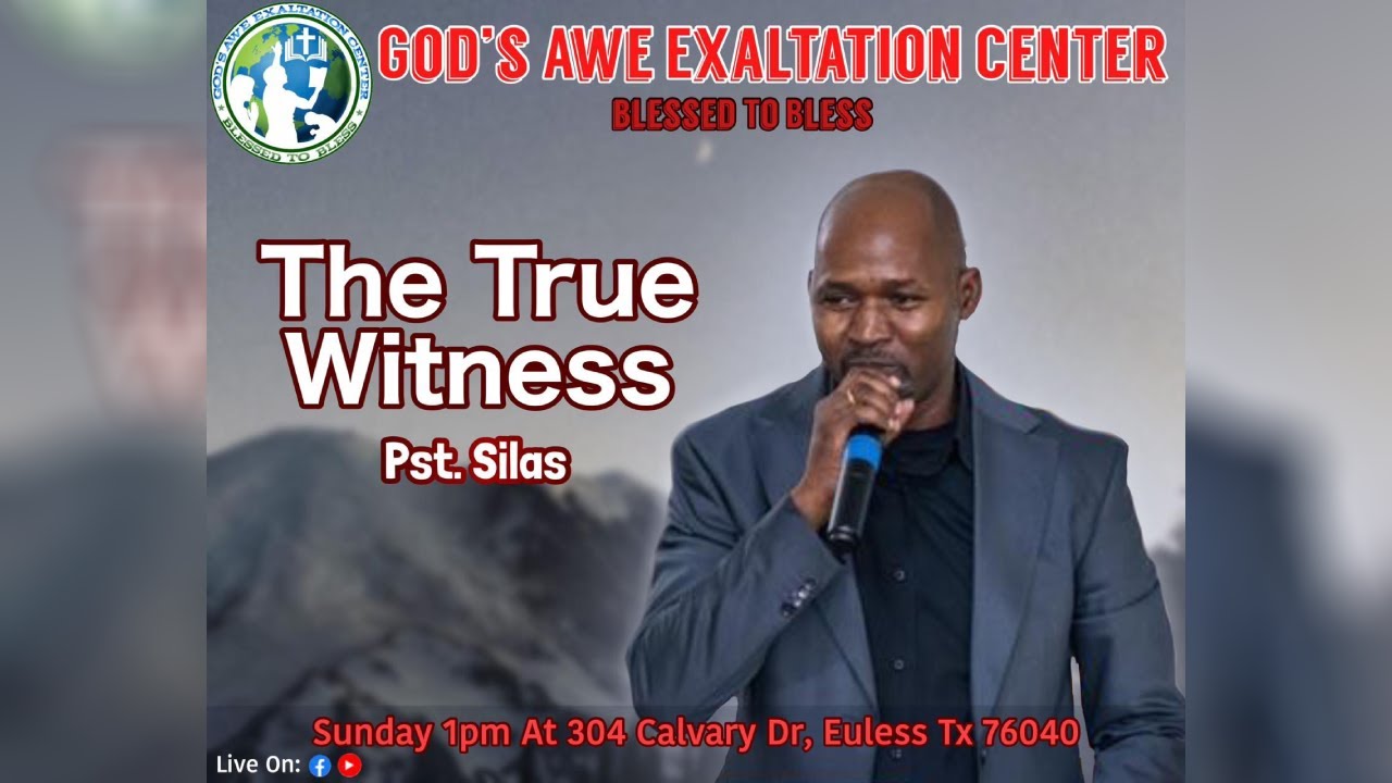 THE TRUE WITNESS // PST. SILAS // SUNDAY SERVICE - YouTube