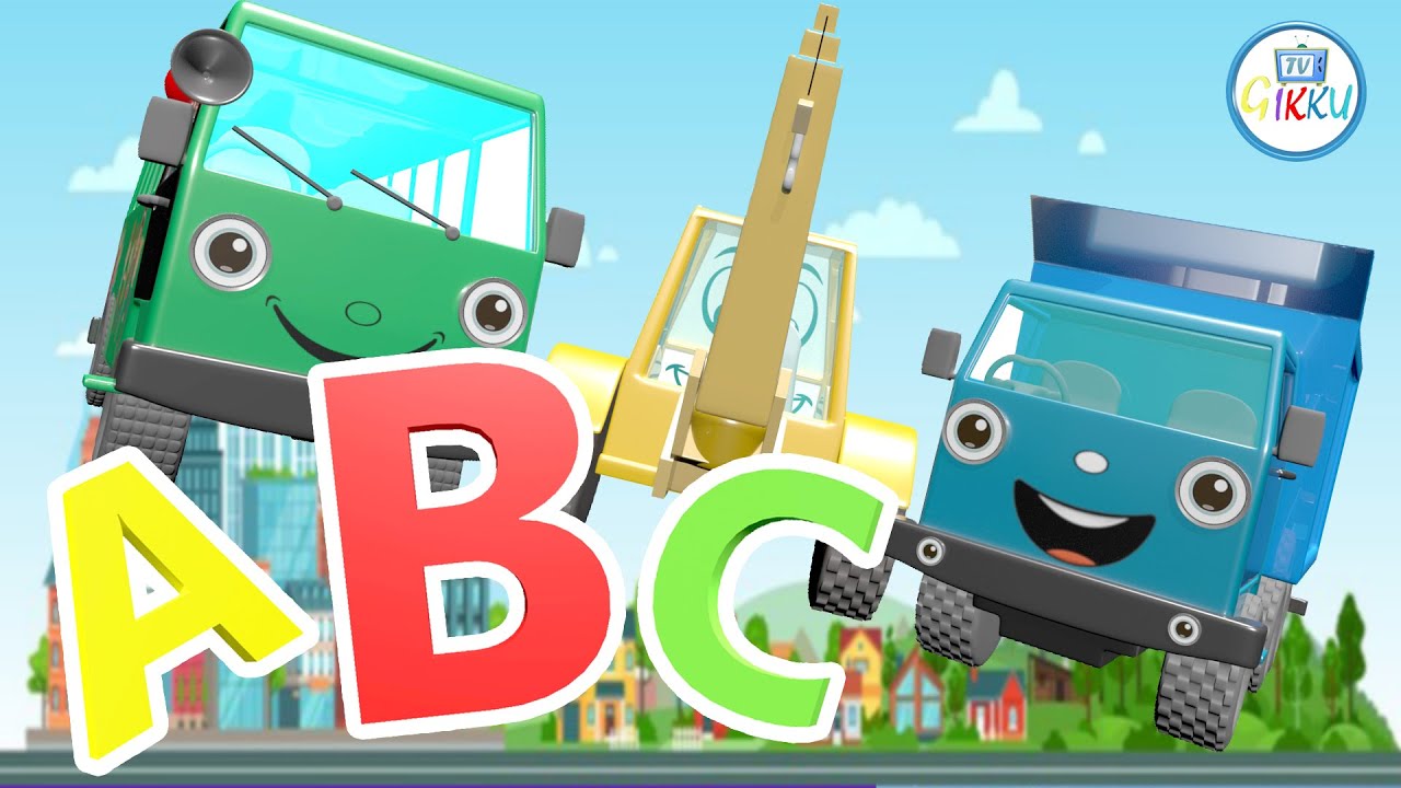 ABC Alphabet & Vehicles for Kids - Gikku Tv Top 10 Popular Learning ...