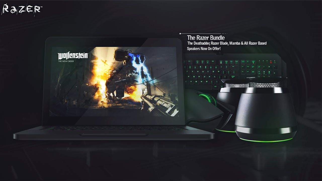 Razer Advert Design Speedart (FREE .psd GIVEAWAY) - YouTube