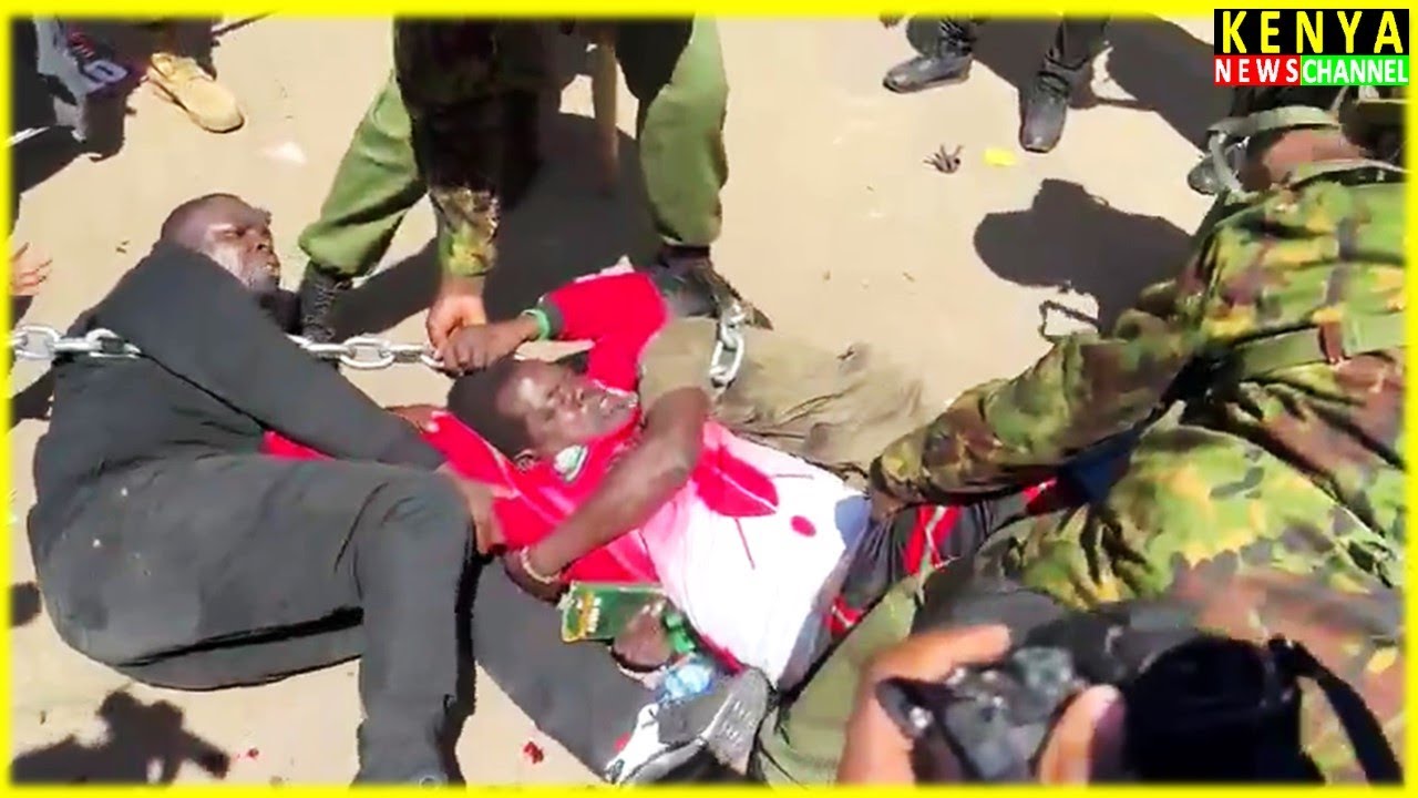 See what Police did to Senator Okiya Omtatah during Gen Z Protests on ...