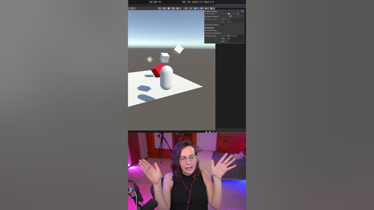 Scene View FOV - #Unity #tutorial #beginner - YouTube