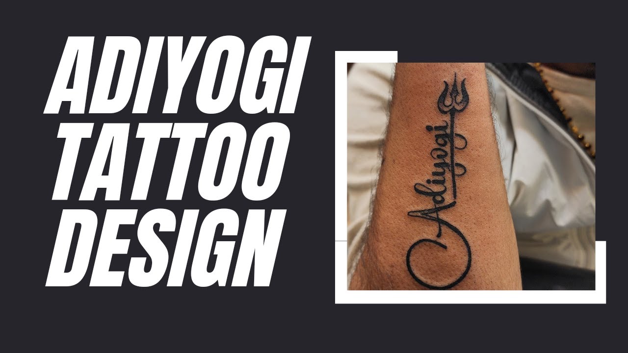 Adiyogi Tattoo Design... |ALLEN TATTOO STUDIO| - YouTube