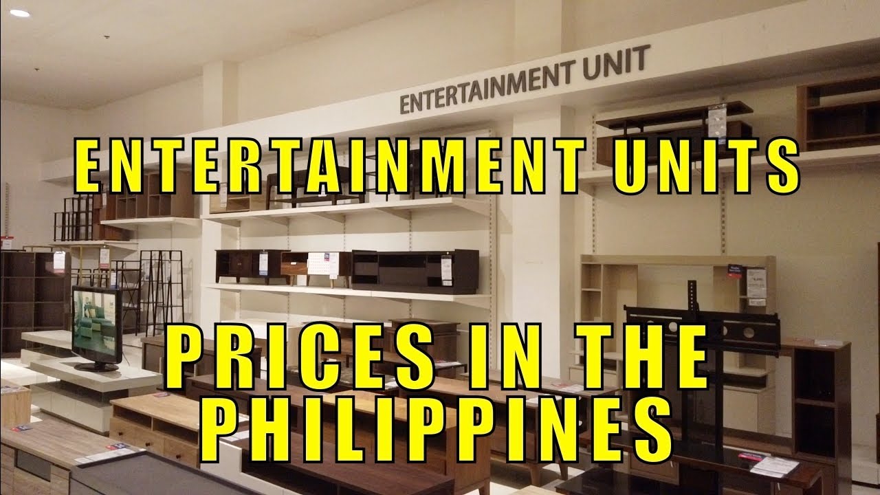 Entertainment Units, Prices In The Philippines. - YouTube