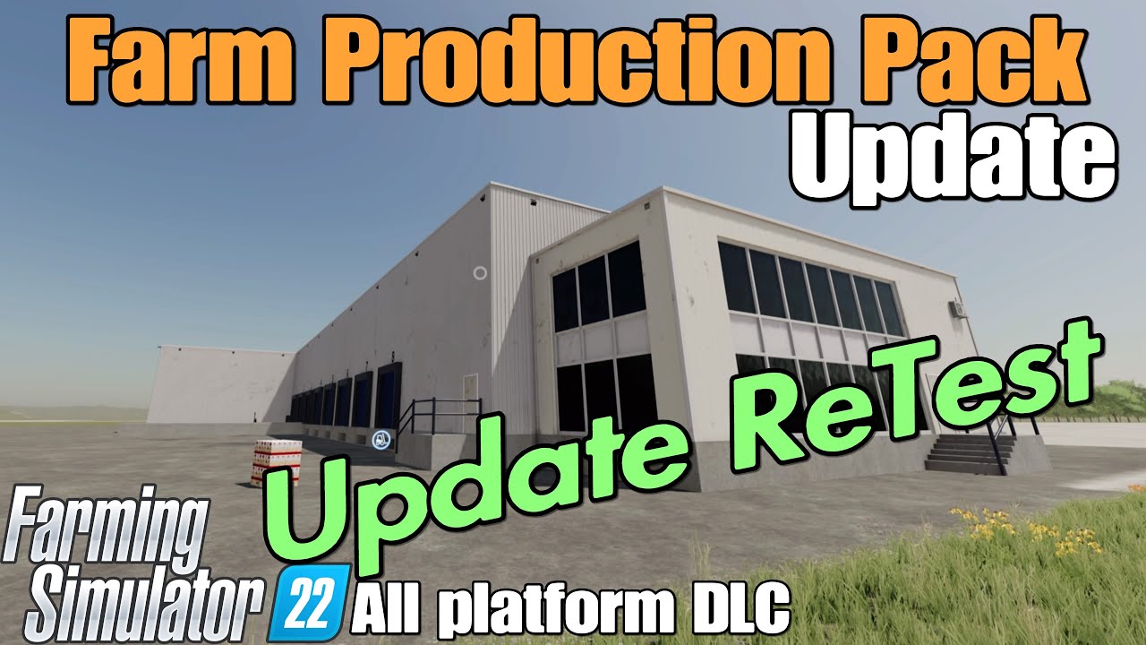 Farm Production Pack / FS22 DLC / UPDATE May 28/24 - YouTube