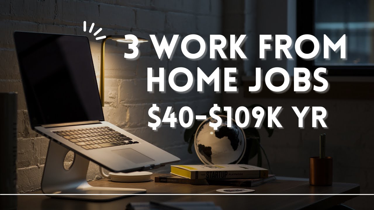 3 Work From Home Jobs | $40-109K Yearly | Great Benefits | Minimal ...