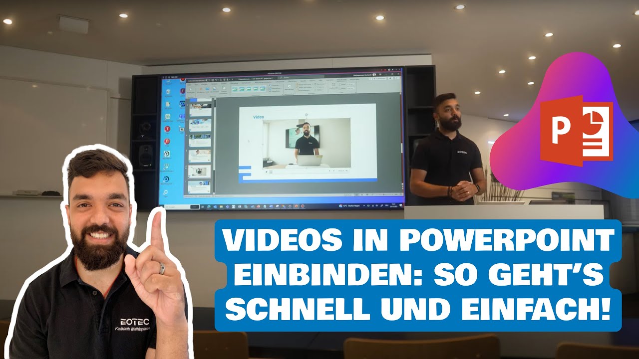 Videos in PowerPoint einbinden: So geht’s schnell und einfach! - YouTube